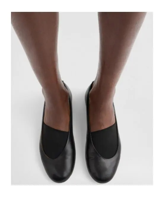 JIL SANDER Elyss Ballerinas - Black