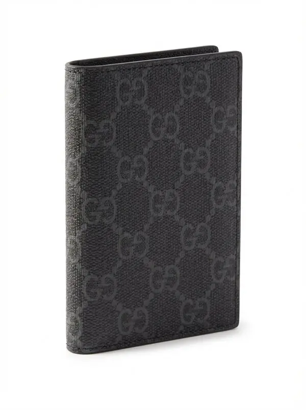 Gucci Gg Emblem Bi-fold Card Case - Black