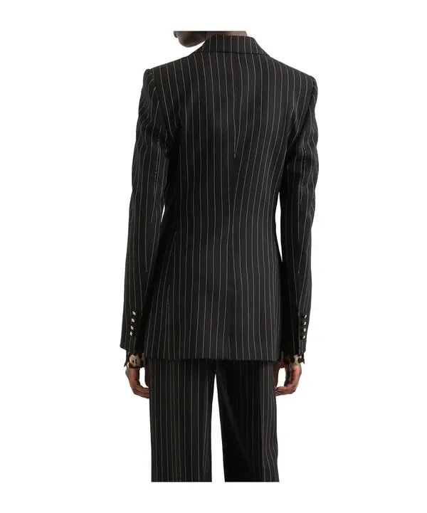 Dolce & Gabbana Single-breasted Pinstriped Blazer