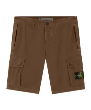 Stone Island Belt-loops Cargo Shorts - Ochre
