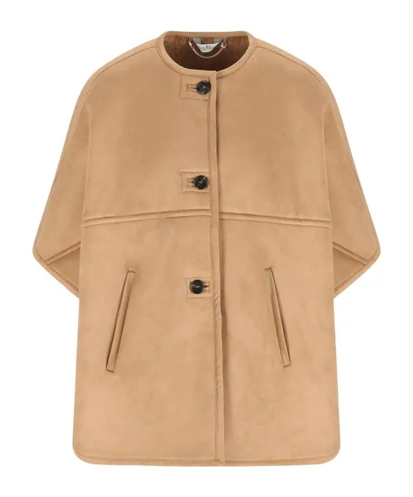 Max Mara Zaza Button-up Coat - Nude