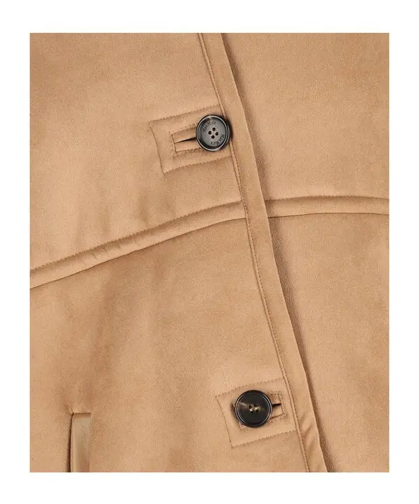 Max Mara Zaza Button-up Coat - Nude