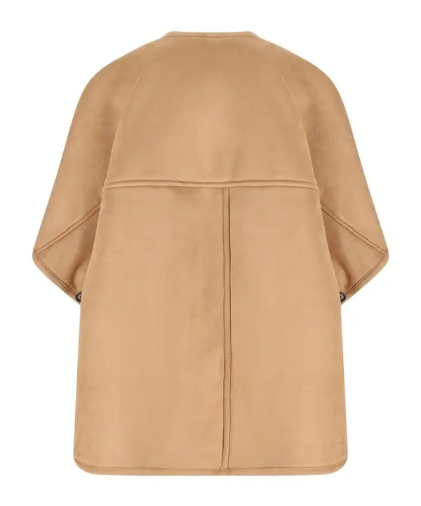 Max Mara Zaza Button-up Coat - Nude