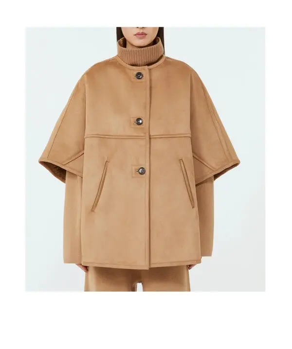 Max Mara Zaza Button-up Coat - Nude