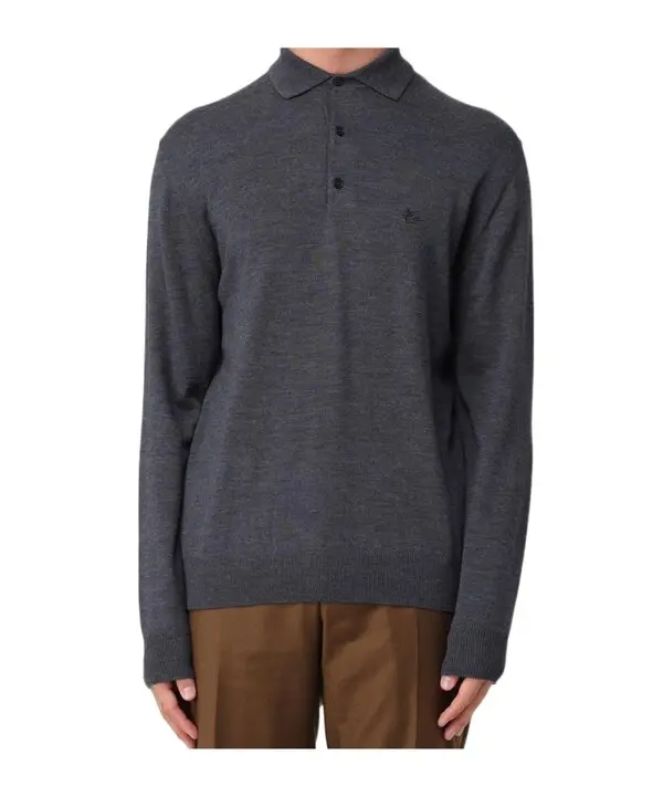 Etro Long-sleeve Polo Shirt