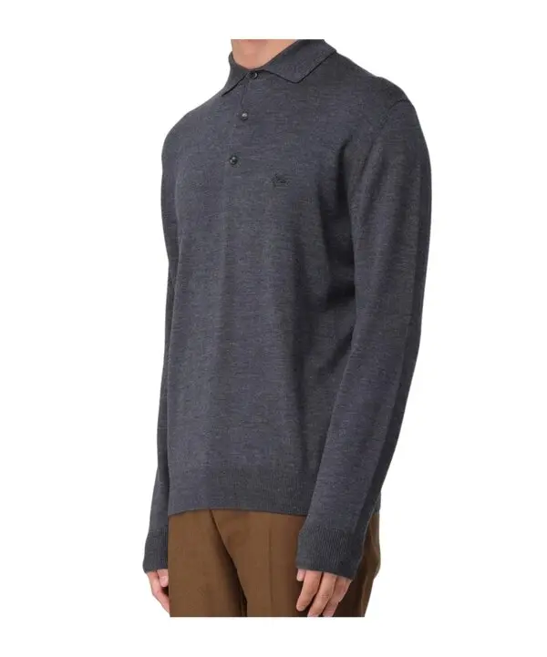Etro Long-sleeve Polo Shirt