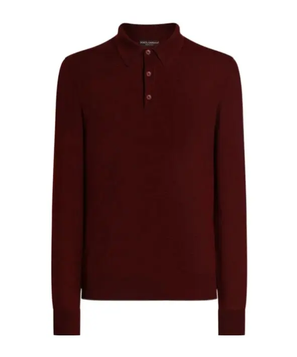 Dolce & Gabbana Long-sleeve Polo Shirt