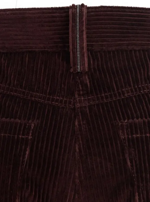 Brunello Cucinelli Straight Leg Corduroy Trousers