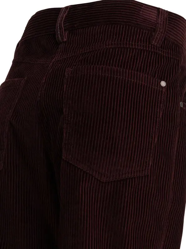 Brunello Cucinelli Corduroy Flared-leg Trousers - No