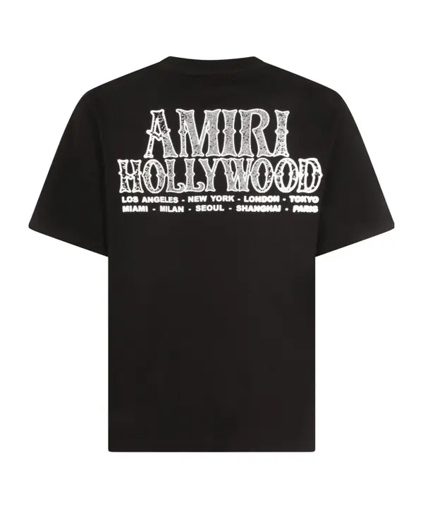 Amiri Logo Hollywood Printed Oversized T-shirt