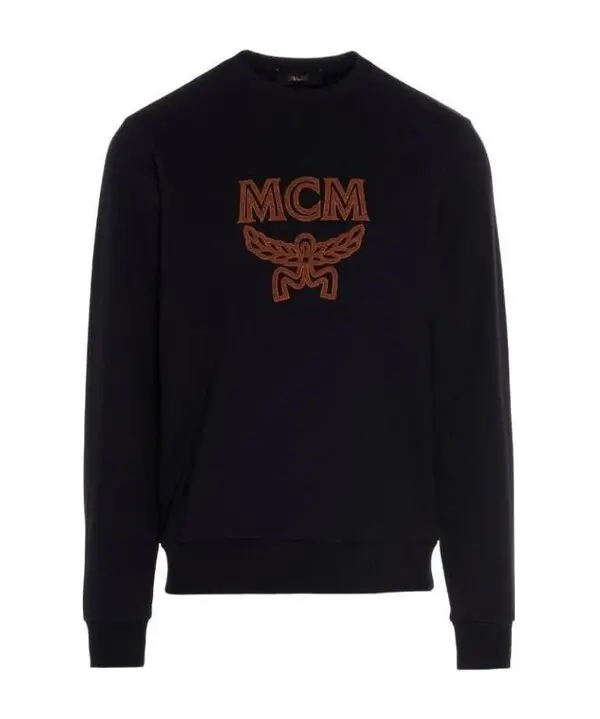 Mcm Logo Embroidered Pullover