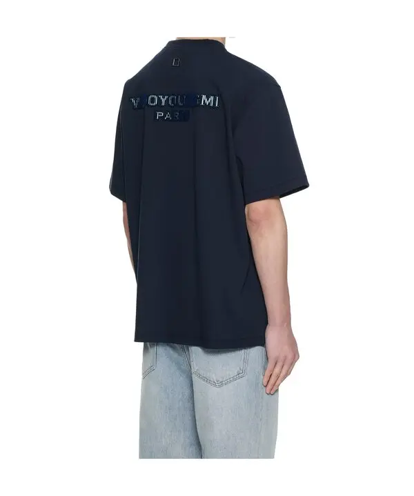 WOOYOUNGMI Logo Back Print T-shirt