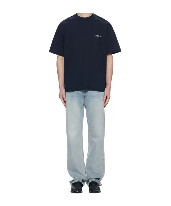 WOOYOUNGMI Logo Back Print T-shirt