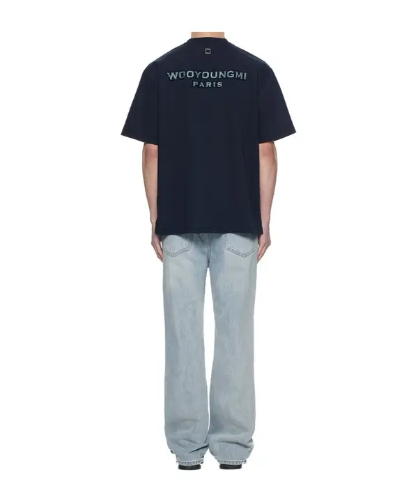 WOOYOUNGMI Logo Back Print T-shirt