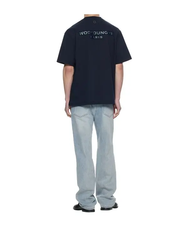 WOOYOUNGMI Logo Back Print T-shirt