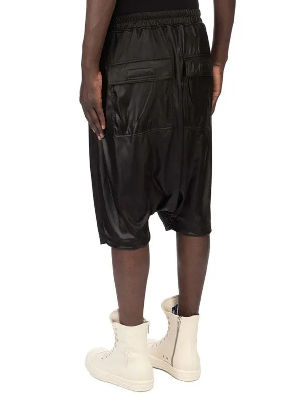 Rick Owens Elastic Waist Drawstring Shorts