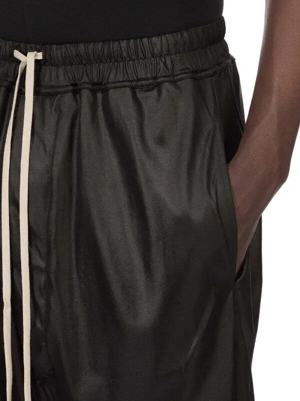 Rick Owens Elastic Waist Drawstring Shorts