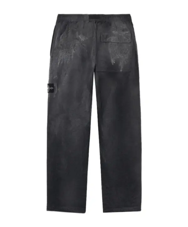 Stone Island Loose Fit Fatigue Trousers - Black