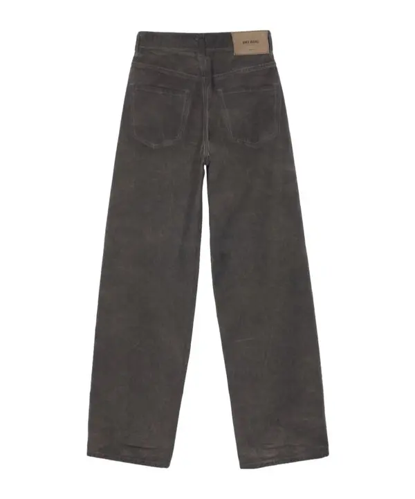 UMA WANG Belted Jeans With Five Pockets - Black