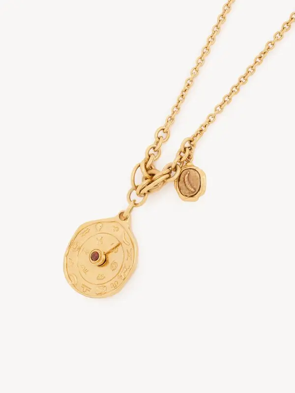 Chloé Medals Zodiac Pendant Necklace