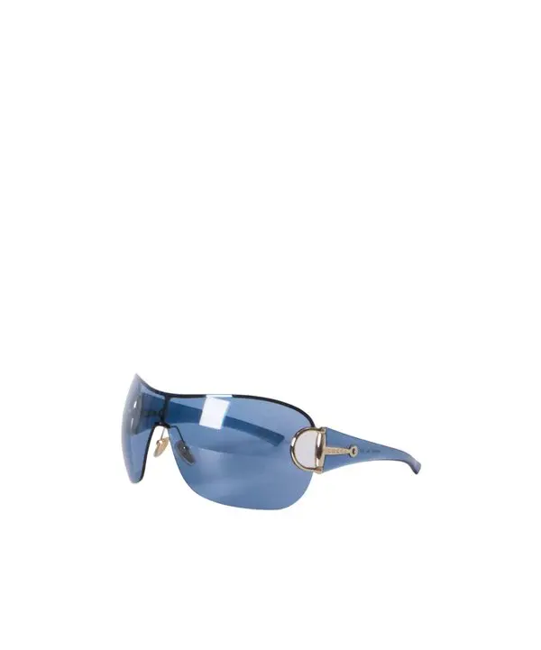 Gucci Wrap-around Sunglasses With Gold-toned Horsebit Detail