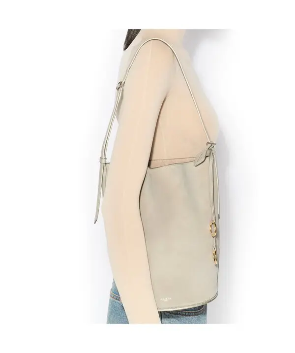 Alaïa Small Ring-detail Bucket Bag