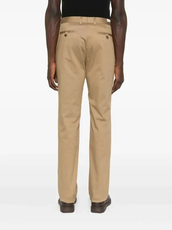 Etro Cotton Frayed-hem Trousers