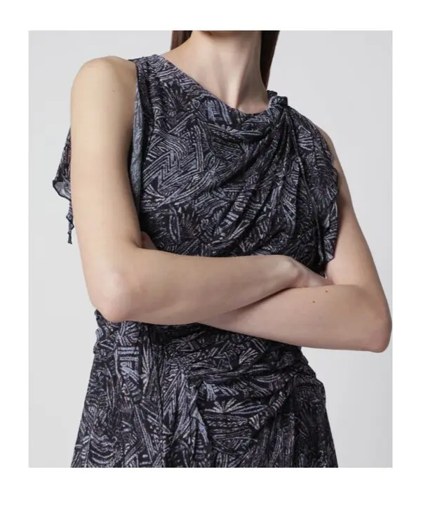 Isabel Marant Étoile Asymmetrical Pleated Skirt