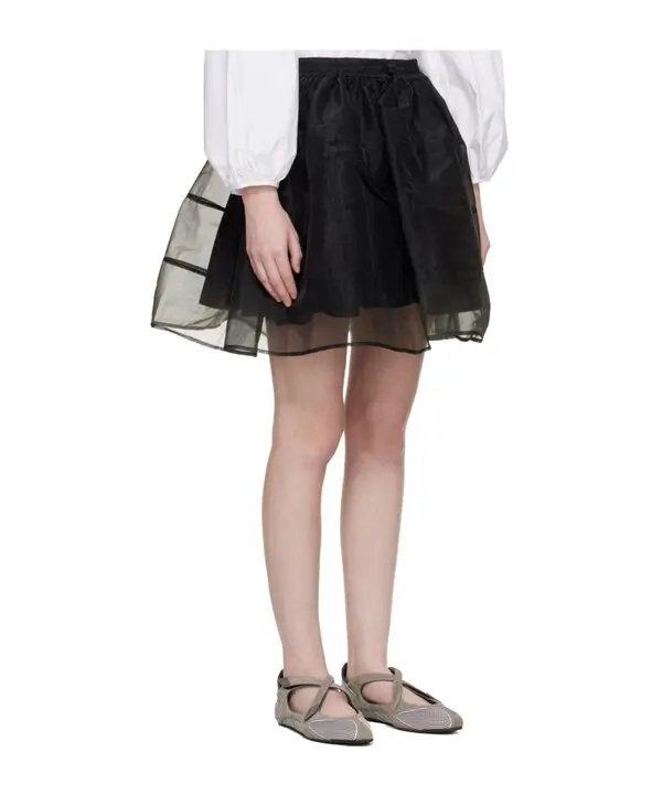 Cecilie Bahnsen Organic Cotton Mesh Mini Skirt