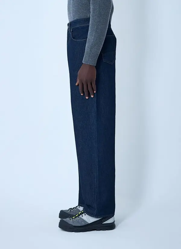 Stone Island Loose Fit Jeans - Blue