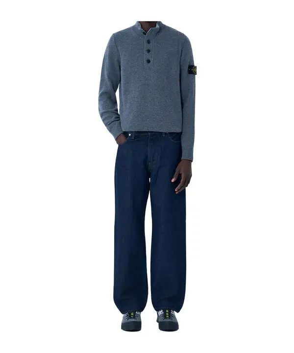 Stone Island Loose Fit Jeans - Blue