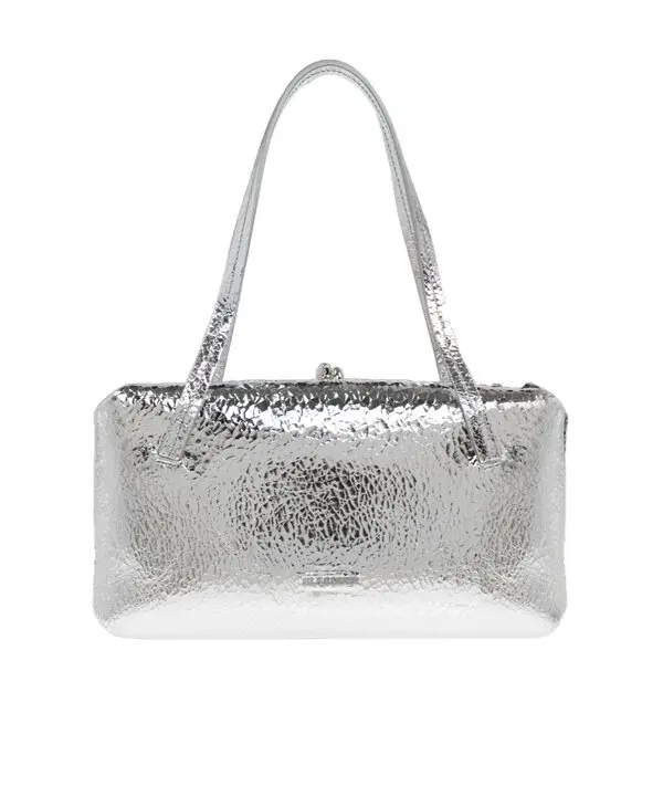 JIL SANDER Logo Lettering Tote Bag - Gray