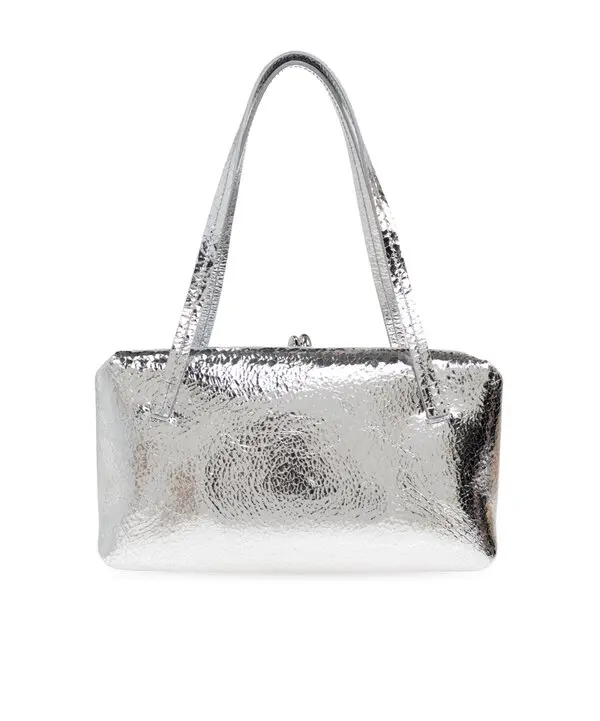 JIL SANDER Logo Lettering Tote Bag - Gray