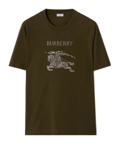 Burberry Ekd Embroidered Crewneck T-shirt