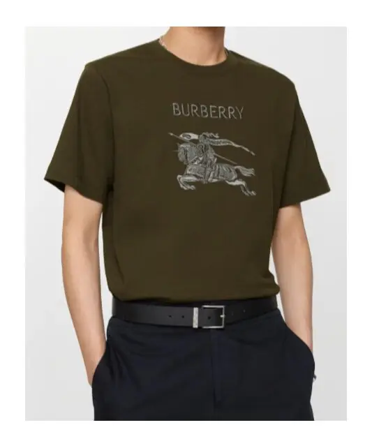 Burberry Ekd Embroidered Crewneck T-shirt