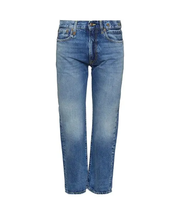 R13 Cropped Straight Jeans