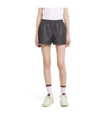 Gucci Allover Gg Monogram Technical Jersey Shorts