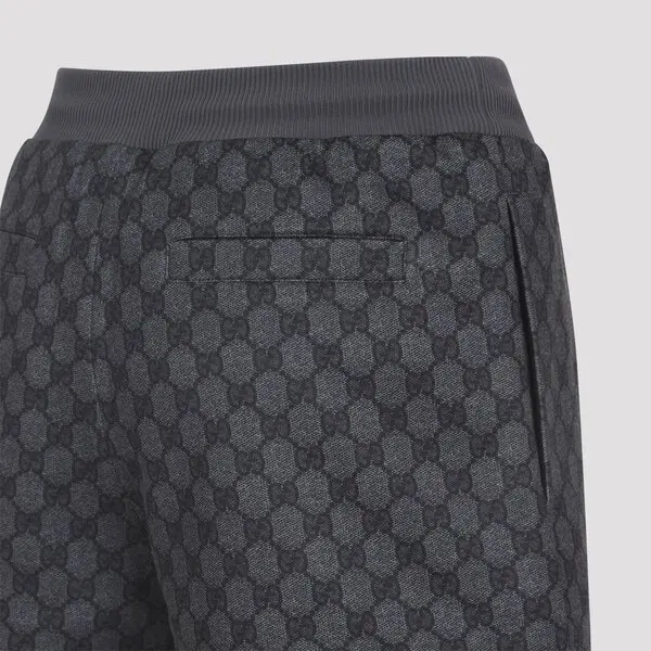 Gucci Allover Gg Monogram Technical Jersey Shorts
