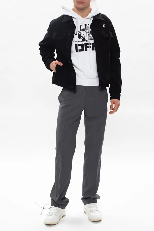 Off-White Caterpillar Print Hoodie