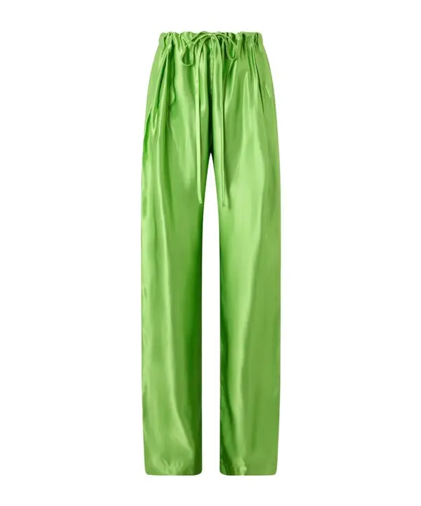 Khaite Palazzo Trousers - Bright Green
