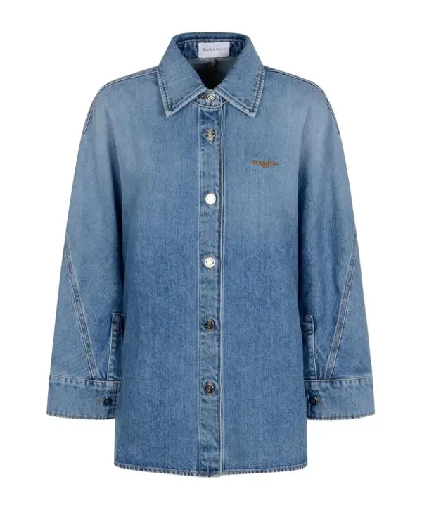 Givenchy Denim Button-fastening Shirt - Medium Blue