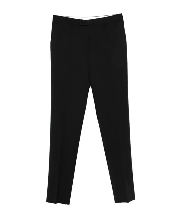 Canali Straight-leg Trousers - Black