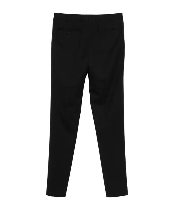 Canali Straight-leg Trousers - Black