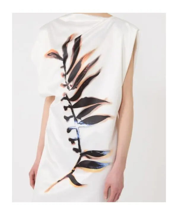 Sportmax Mela Sleeveless Printed Dress