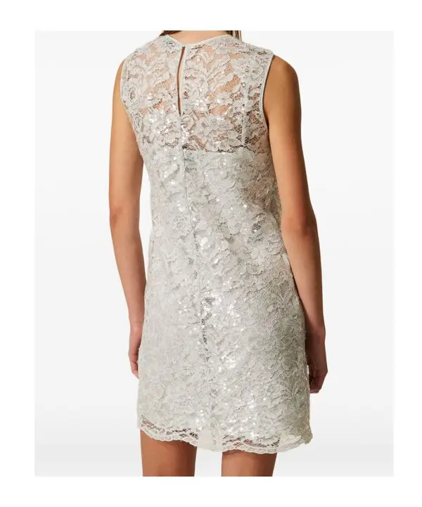 TWINSET Sequin Lace Mini Dress