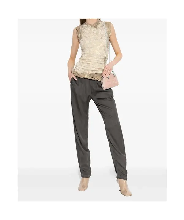 DIESEL® Sleeveless Floral Print Top - Nude