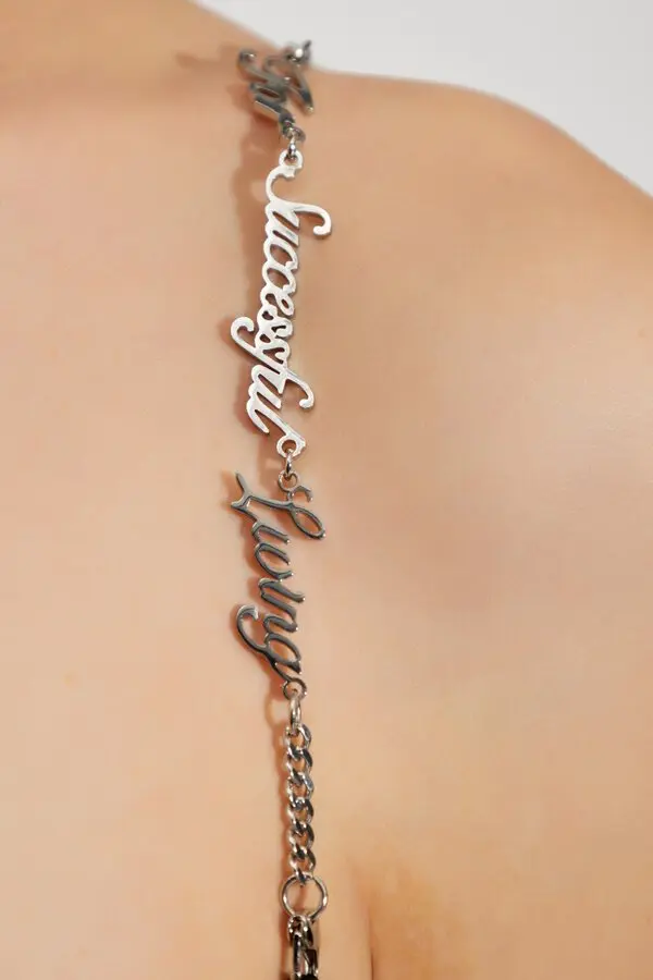 DIESEL® D-mintel Chain Strap Mini Dress