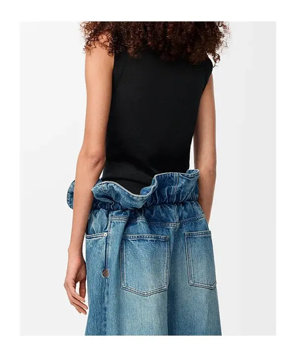 Loewe Sleeveless Cashmere And Silk Vest - Black