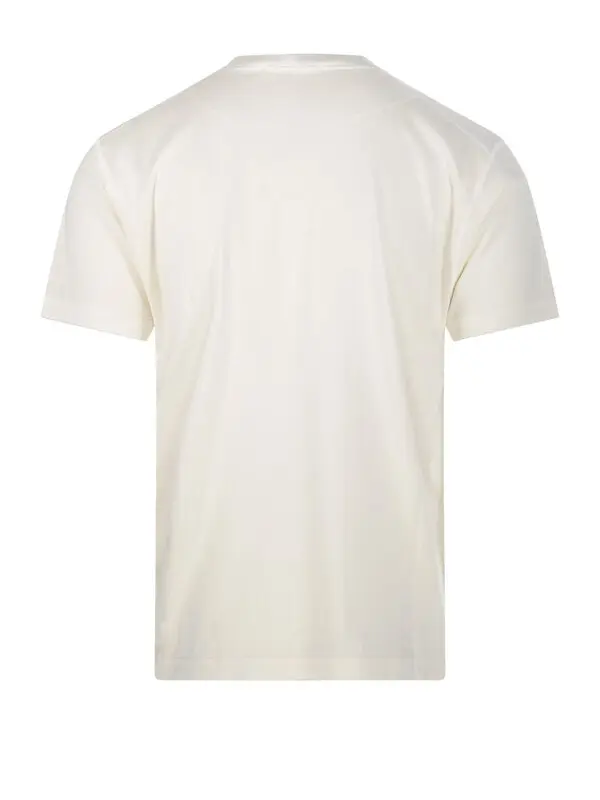 Stone Island Logo Patch Crewneck T-shirt - White