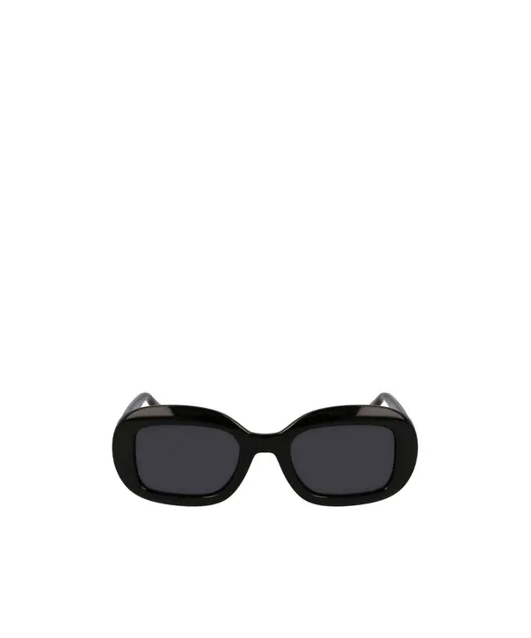 FERRAGAMO Geometric Sunglasses With Gancini Detail - Black